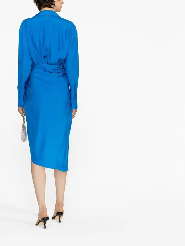 Gauge81 Silk Midi Dress