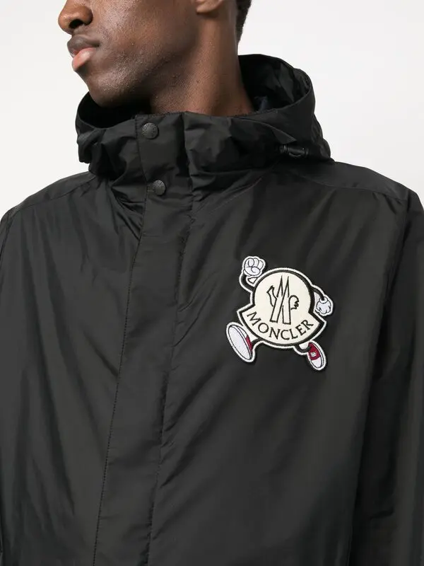 Moncler Guiers Logo-patch Hooded Jacket