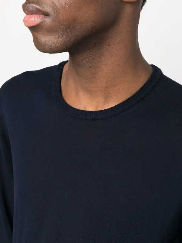 ROBERTO COLLINA Crew-neck Jumper - Blue