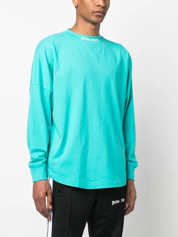 Palm Angels Logo-print Long-sleeve T-shirt