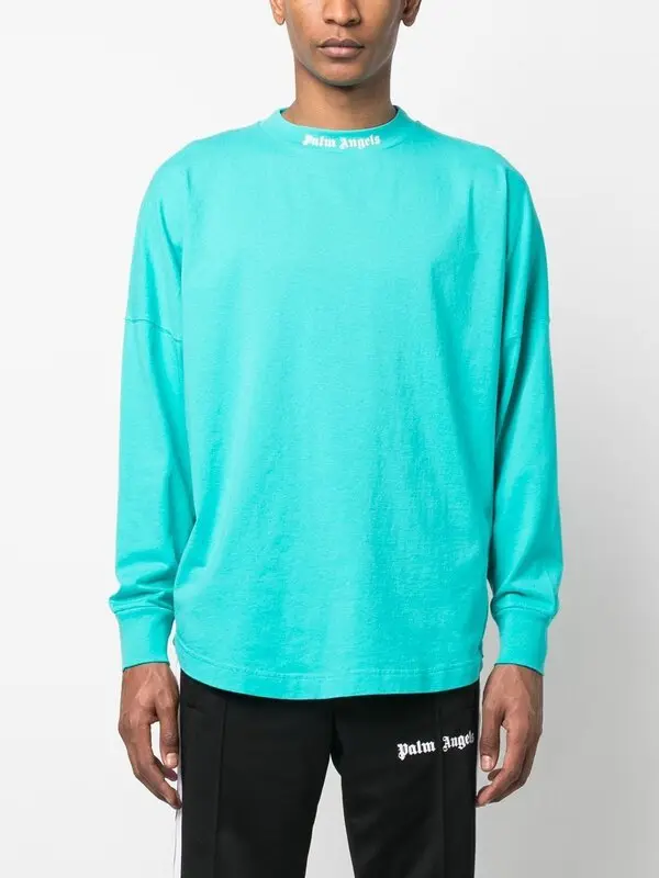 Palm Angels Logo-print Long-sleeve T-shirt