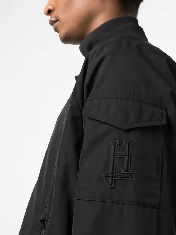 Herno Logo-patch Bomber Jacket