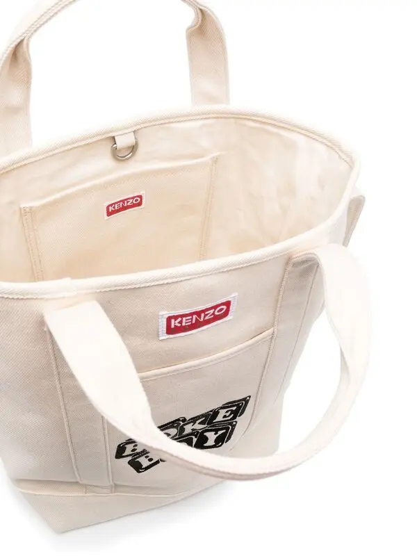 Kenzo Logo-patch Tote Bag