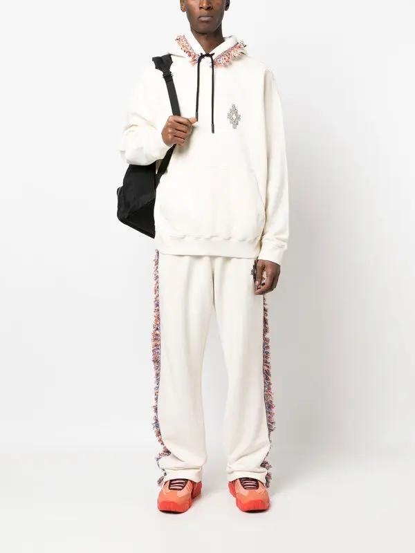 COUNTY OF MILAN Hoodie With Fringe Detailing