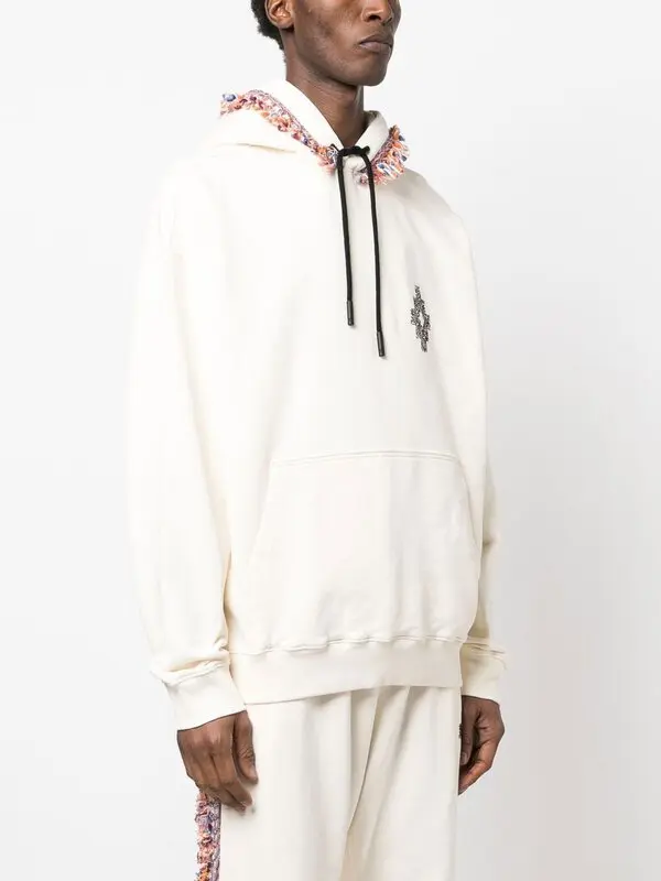 COUNTY OF MILAN Hoodie With Fringe Detailing
