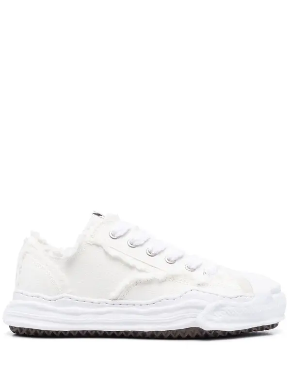 Mihara Yasuhiro Hank Og Frayed Low-top Sneakers