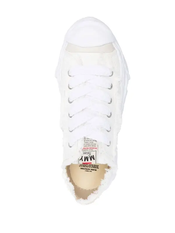 Mihara Yasuhiro Hank Og Frayed Low-top Sneakers