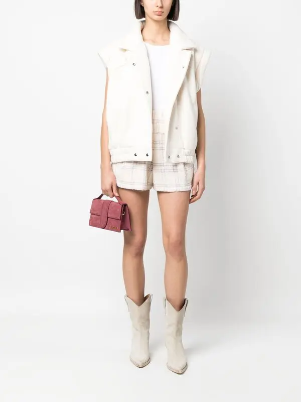 IRO PARIS High-waist Tweed Shorts