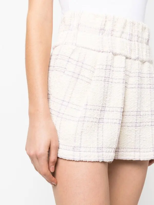 IRO PARIS High-waist Tweed Shorts
