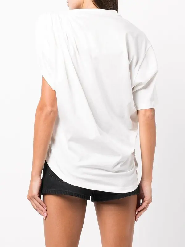 Alexander Wang Drape-detail T-shirt