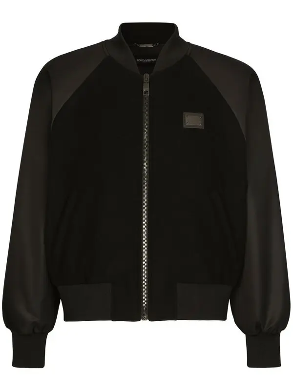 Dolce & Gabbana Logo-tag Bomber Jacket