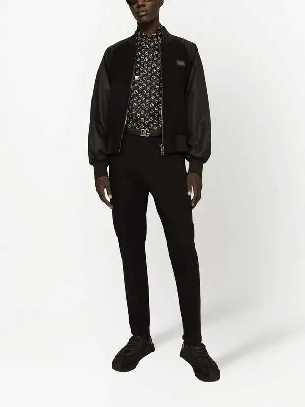 Dolce & Gabbana Logo-tag Bomber Jacket