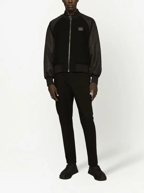 Dolce & Gabbana Logo-tag Bomber Jacket