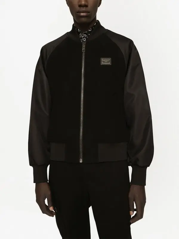 Dolce & Gabbana Logo-tag Bomber Jacket
