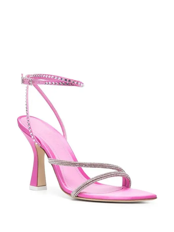 3JUIN Syria 100mm Crystal-embellished Sandals