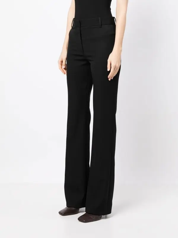 NILI LOTAN Corette Flared Trousers - Black