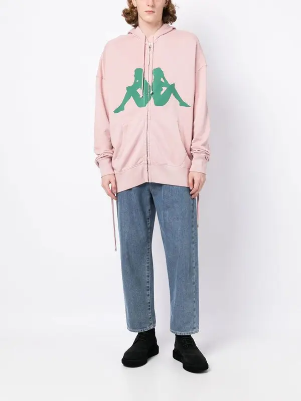Faith Connexion Logo-print Zip-up Hoodie