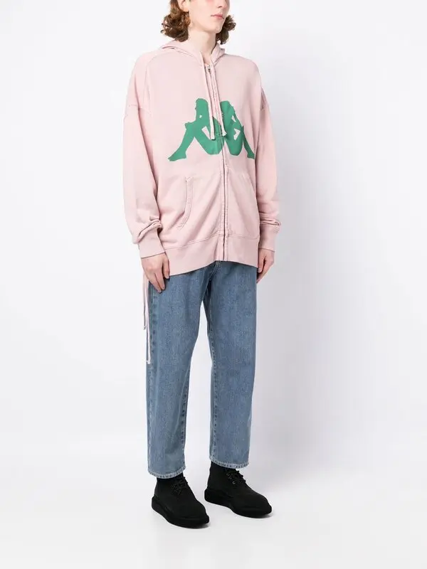 Faith Connexion Logo-print Zip-up Hoodie
