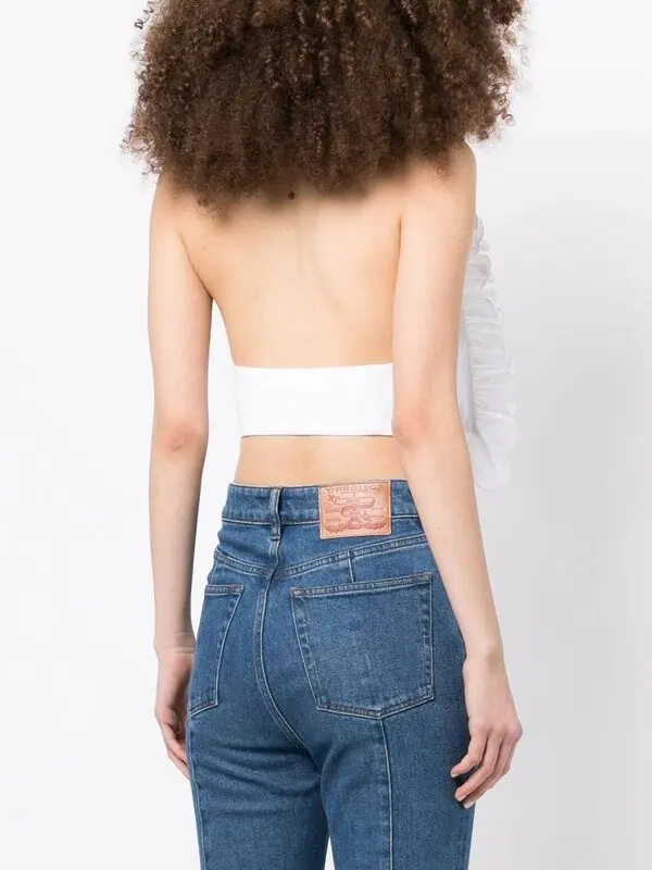 AREA Crystal-embellished Top
