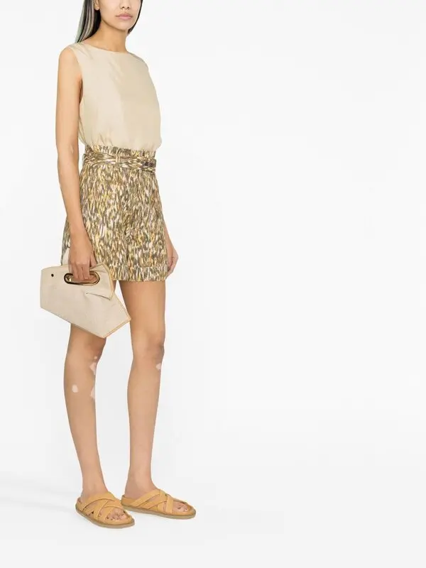 Fabiana Filippi Round-neck Sleeveless Top - Neutrals