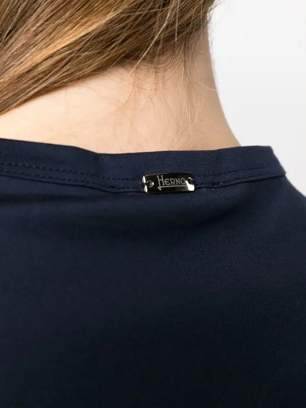 Herno Contrasting Gathered Panel T-shirt