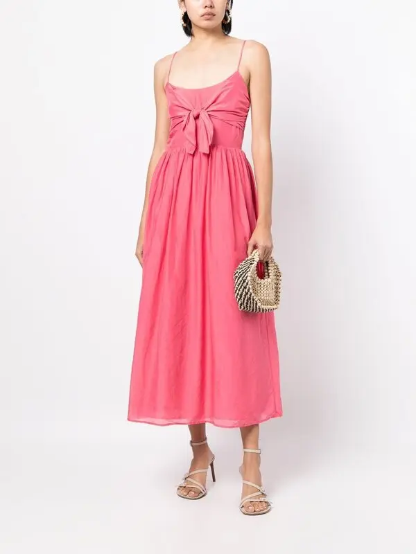 BIRD & KNOLL Bayou Silk Midi Dress