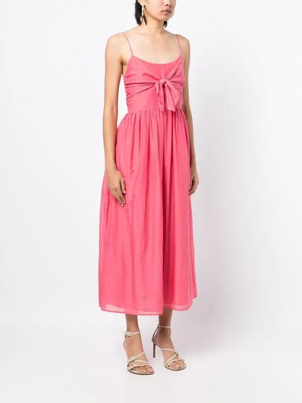 BIRD & KNOLL Bayou Silk Midi Dress