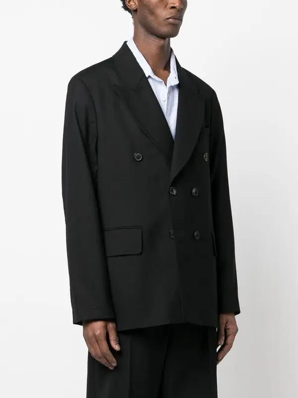 Our Legacy Unconstructed Double-breasted Blazer - Black