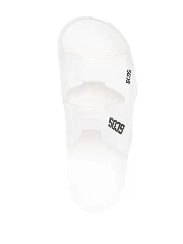 Gcds Logo Slippers - White