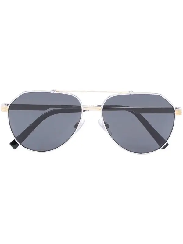 Dolce & Gabbana Pilot-frame Double-bridge Sunglasses