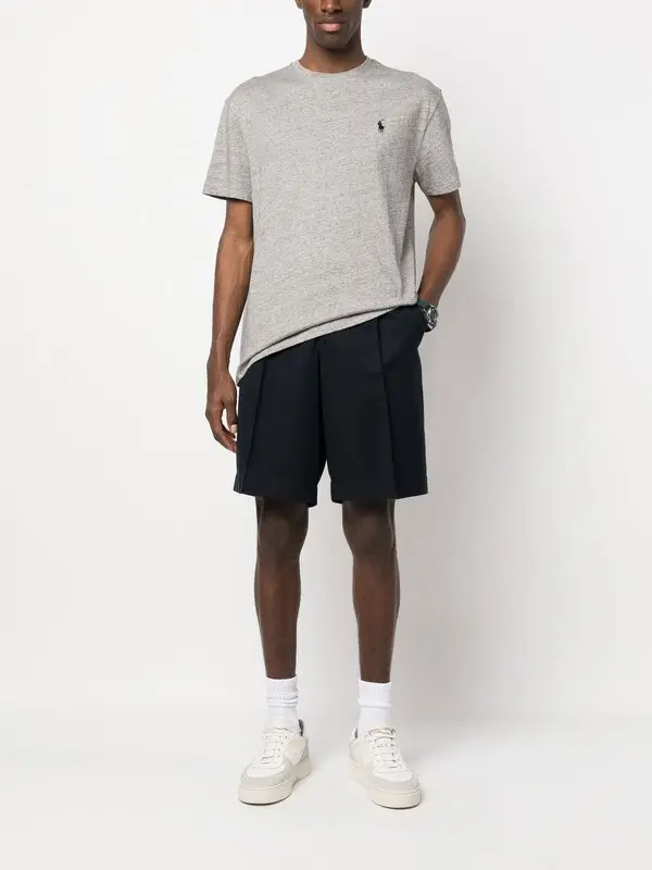 Polo Ralph Lauren Logo-embroidery Cotton T-shirt - Grey