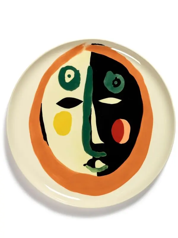 SERAX X Feast Face 1 Serving Plate - White