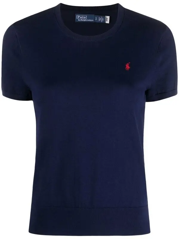 Polo Ralph Lauren Logo-embroidered T-shirt - Blue