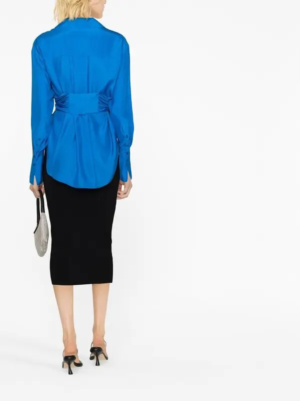 Gauge81 High-low Hem Wrap Shirt