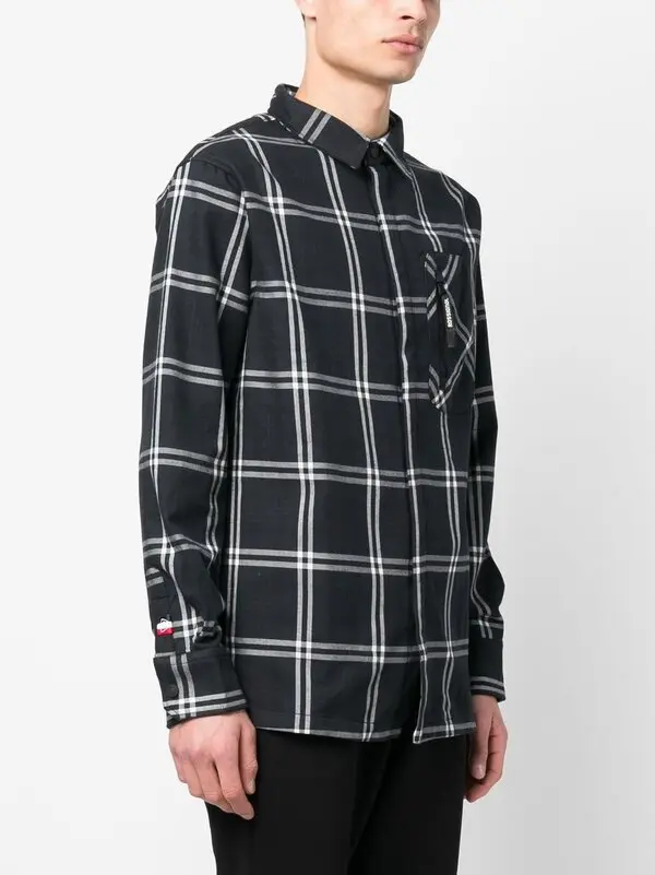 Rossignol Plaid Flannel Shirt - Black