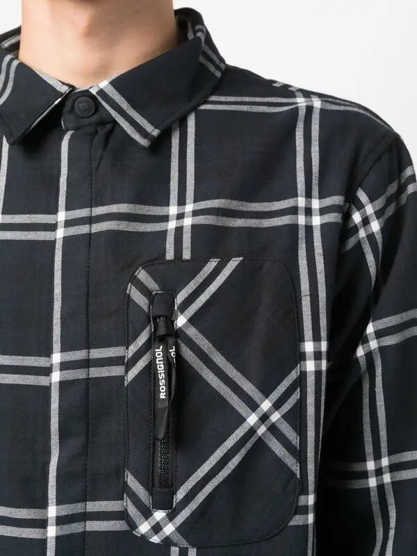 Rossignol Plaid Flannel Shirt - Black