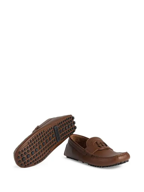 Gucci Interlocking G Leather Shoes