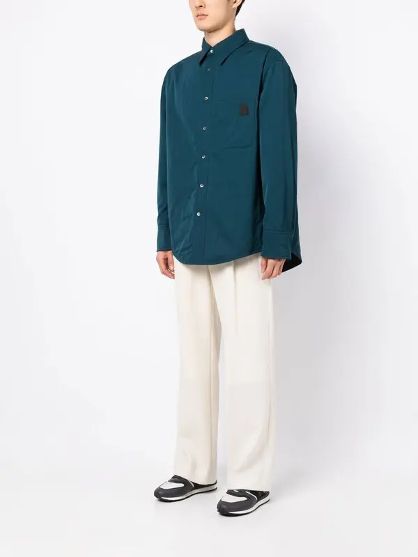 LANVIN Box-pleat Long-sleeved Shirt
