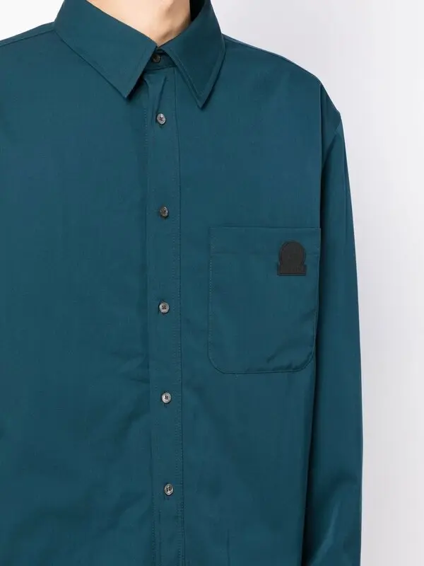 LANVIN Box-pleat Long-sleeved Shirt