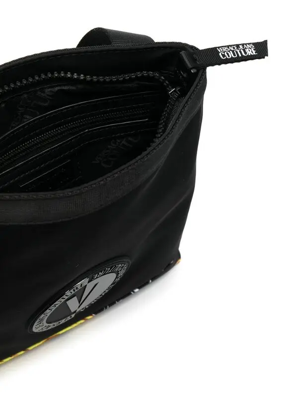Versace Logo-patch Detail Messenger Bag