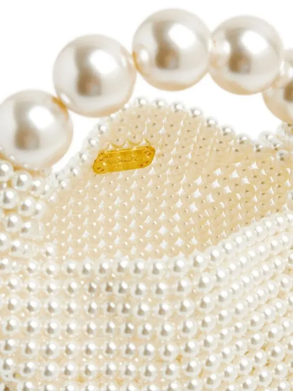 VANINA Beaded Top-handle Bag