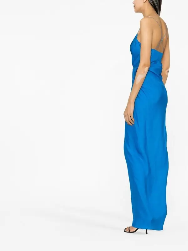 Gauge81 Shiroi Draped Maxi Dress