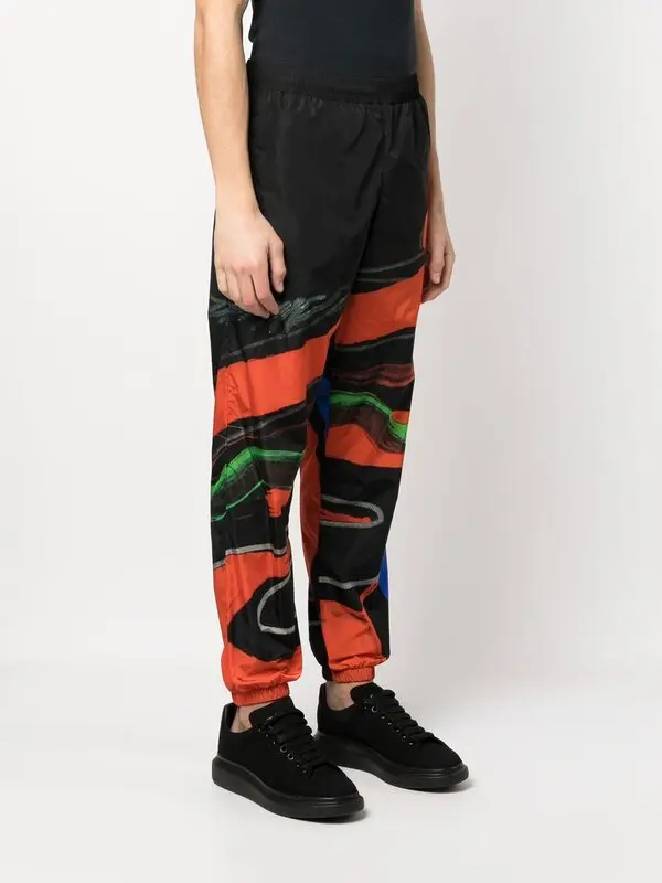 Moschino Abstract-print Track Pants