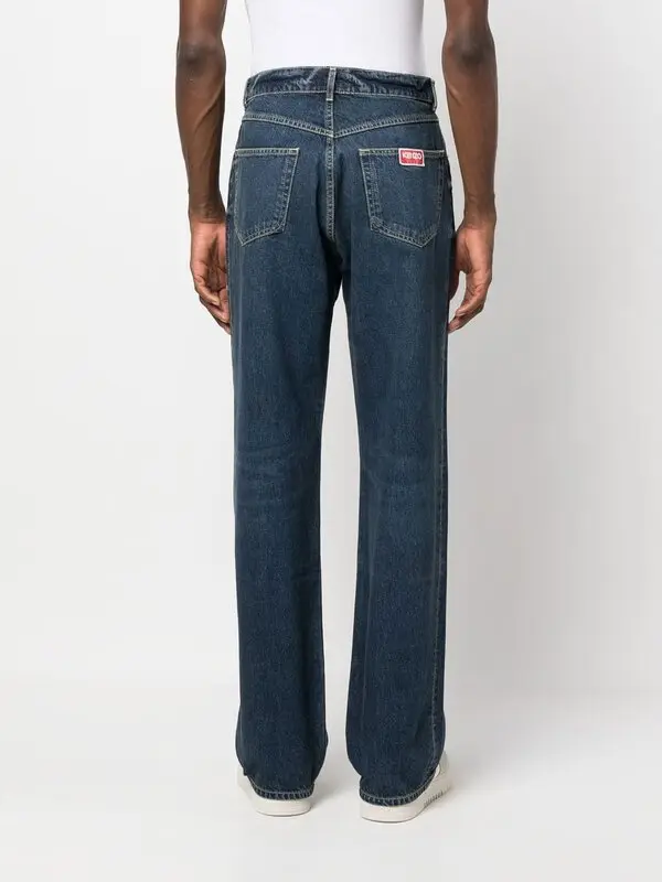 Kenzo Mid-rise Straight-leg Jeans