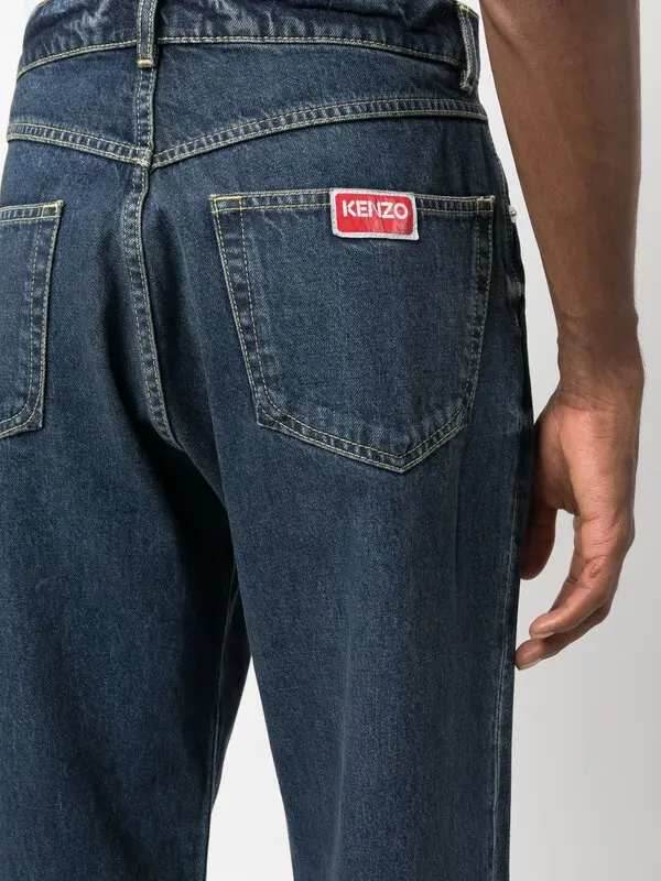Kenzo Mid-rise Straight-leg Jeans