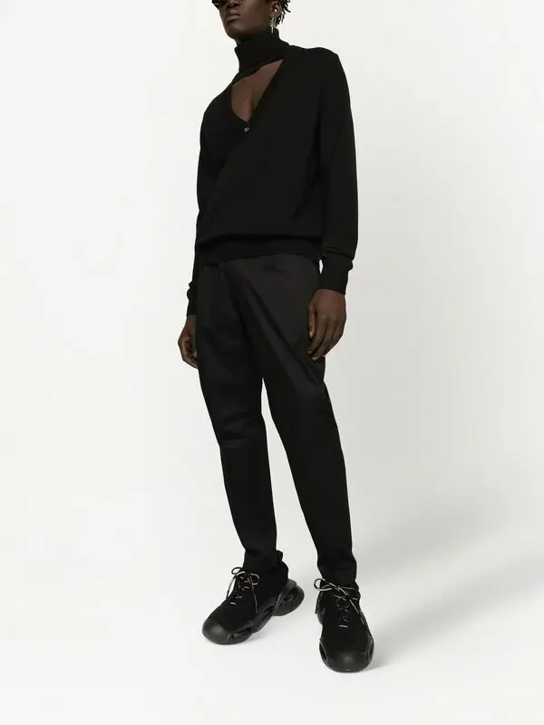 Dolce & Gabbana Cut-out Roll-neck Jumper