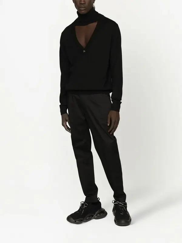 Dolce & Gabbana Cut-out Roll-neck Jumper