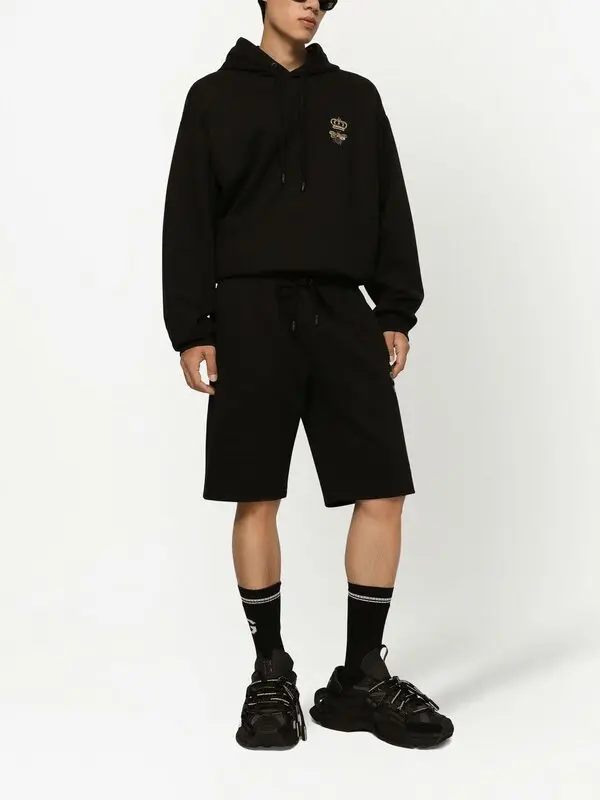 Dolce & Gabbana Embroidered Track Shorts