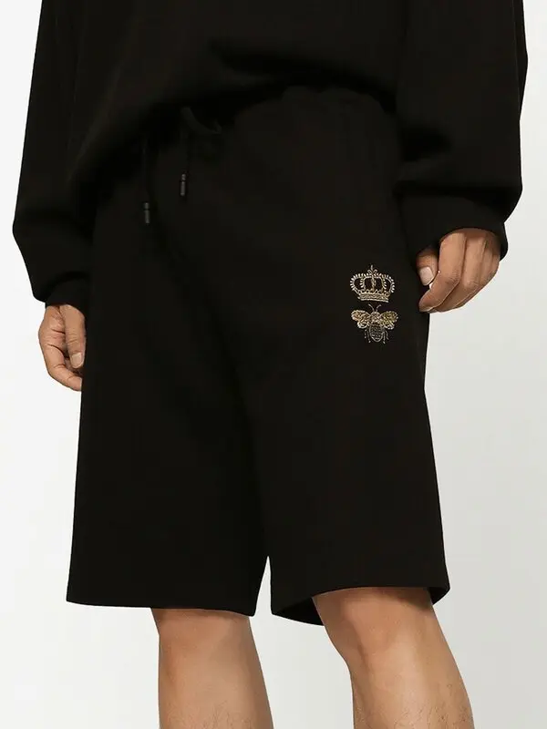 Dolce & Gabbana Embroidered Track Shorts
