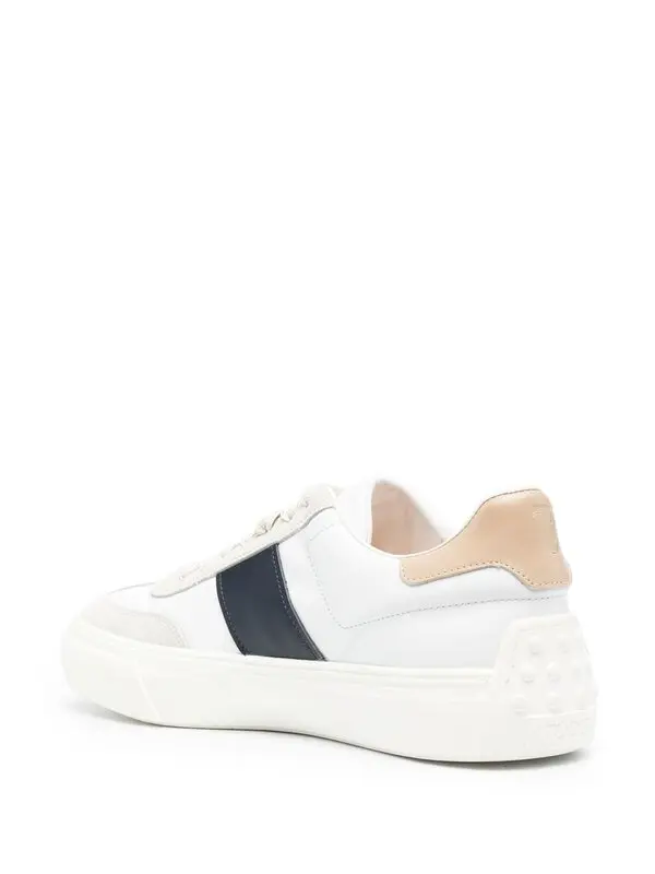 TOD'S Logo-stamp Low-top Sneakers - White